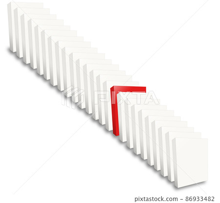 Many box, Only One Red. - Stock Illustration [86933482] - PIXTA