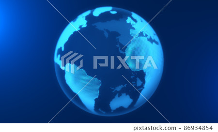 Digital windy earth background - Stock Illustration [86934854] - PIXTA