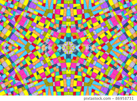 Abstract background with bright colorful pattern - Stock Illustration ...