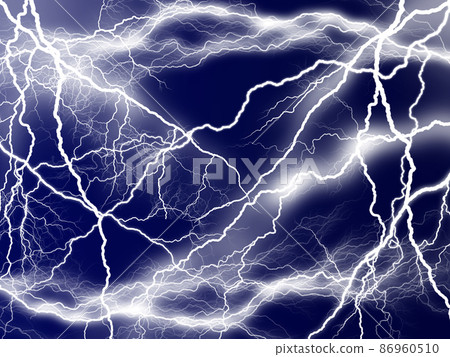 Lightning background material - Stock Illustration [86960510] - PIXTA