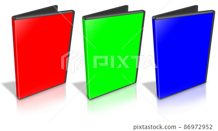 Open RGB DVD Case - Stock Illustration [86972952] - PIXTA