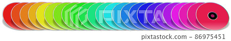 Many Colorful DVD's. - Stock Illustration [86975451] - PIXTA