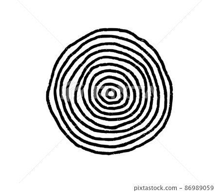 Hand drawn circles with doodle texture. Modern... - Stock Illustration ...