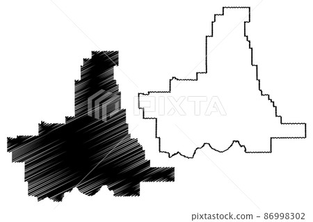 Union County, Oregon State (U.S. county, United... - Stock Illustration ...