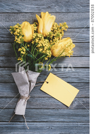 Yellow Stock Flower Bouquet