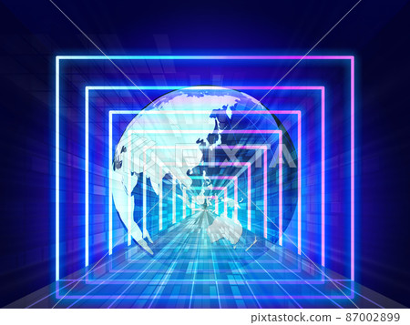 Virtual space background material - Stock Illustration [87002899] - PIXTA