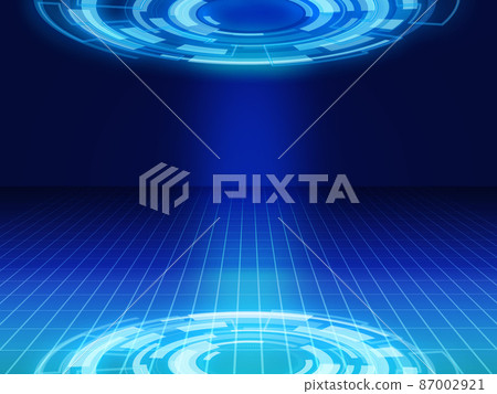 Virtual space background material - Stock Illustration [87002921] - PIXTA