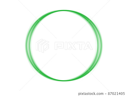 Circle line green - Stock Illustration [87021405] - PIXTA