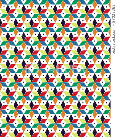 Carnival 6 points Star seamless pattern.... - Stock Illustration ...