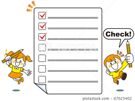 Check, write, children, school, elementary... - Stock Illustration ...