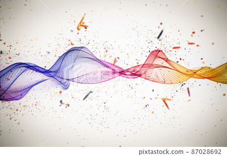 Abstract DNA Strand - Stock Illustration [87028692] - PIXTA