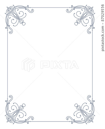 Simple Swirls Border