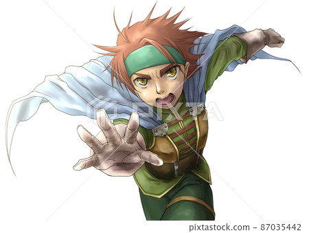 wait! (No background) - Stock Illustration [87035442] - PIXTA