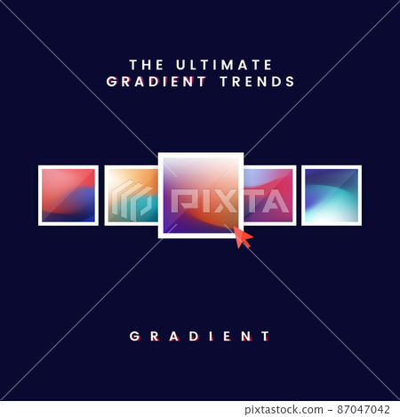 Gradient illustration - Stock Illustration [87047042] - PIXTA