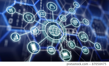 Hologram vision - Stock Illustration [87058475] - PIXTA