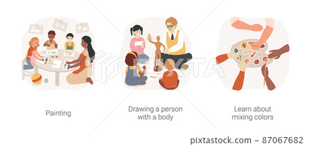 Early education isolated cartoon vector... - Stock Illustration ...