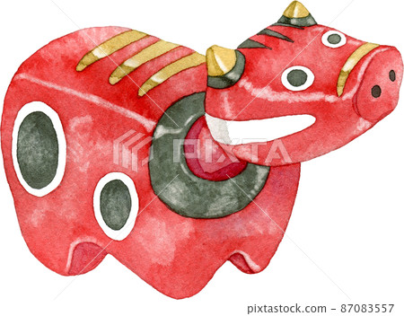 Illustration of red bee - Stock Illustration [87083557] - PIXTA