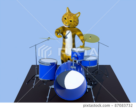 Cats playing musical instruments ・ Group Sounds - Stock Illustration ...