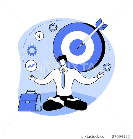 Focus abstract concept vector illustration. - Stock Illustration ...