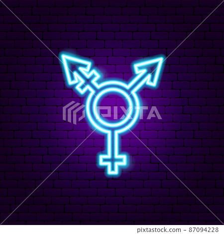Transgender Neon Sign - Stock Illustration [87094228] - PIXTA
