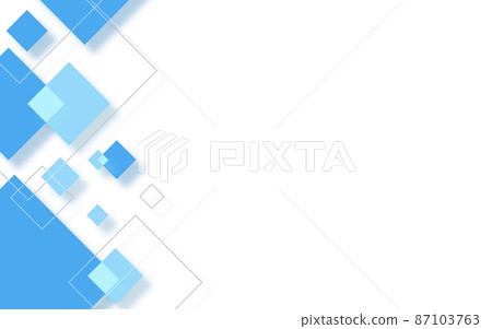 Blue square background vector material - Stock Illustration [87103763 ...