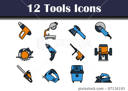 Tools Icon Set - Stock Illustration [87116193] - PIXTA