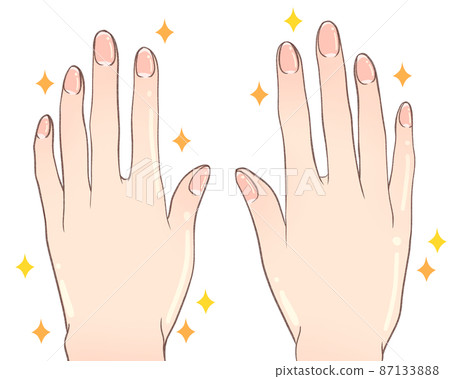 Beautiful hands with hand care - Stock Illustration [87133888] - PIXTA