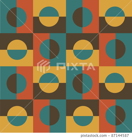 Funky seamless pattern, Abstract Vector... - Stock Illustration ...
