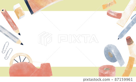 Rectangular stationery layout background... - Stock Illustration ...