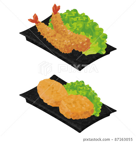 Illustration material: Delicious side dish... - Stock Illustration ...