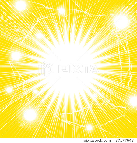 Shining light effect cartoon graphic material... - Stock Illustration ...