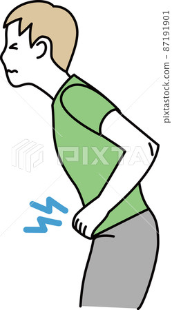 Illustration of constipation - Stock Illustration [87191901] - PIXTA
