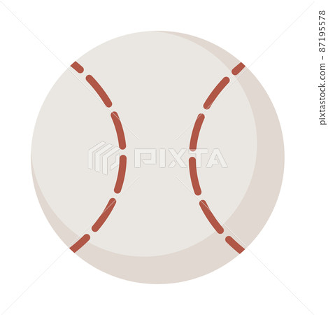 Illustration of a simple baseball ball - Stock Illustration [87195578 ...