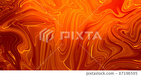 Abstract orange paint background. Acrylic... - Stock Illustration ...