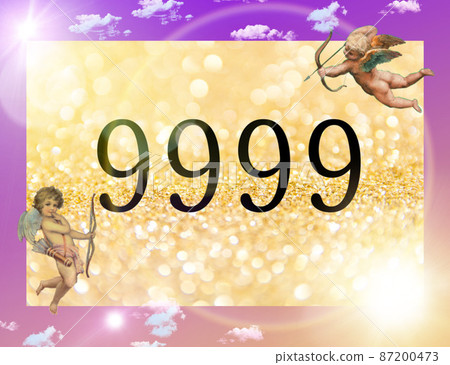 Angel number 9999 - Stock Illustration [87200473] - PIXTA