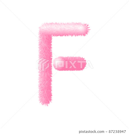 Vector soft fluffy alphabet - Stock Illustration [87238947] - PIXTA