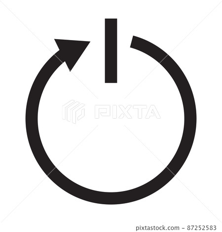 Auto power On Off switch icon vector for... - Stock Illustration ...