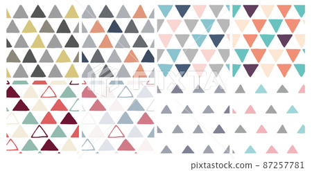 Scandinavian style colorful hand-painted... - Stock Illustration ...