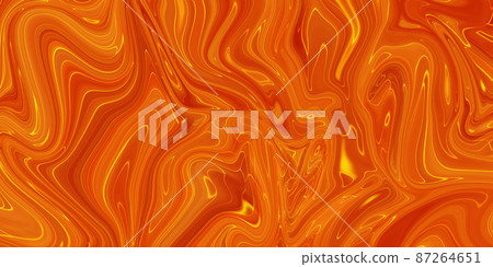 Abstract orange paint background. Acrylic...-插圖素材 [87264651] - PIXTA圖庫