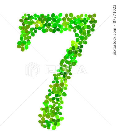 Clover numbers - Stock Illustration [87271022] - PIXTA