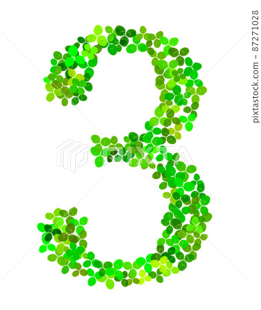 Clover numbers - Stock Illustration [87271028] - PIXTA