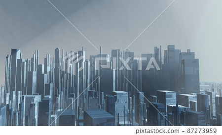 CG city image cut of future city - Stock Illustration [87273959] - PIXTA