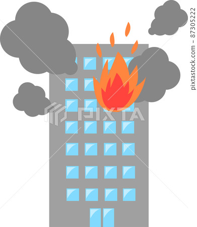 Building On Fire Clip Art Free Vectors | Fire (building)