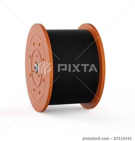 roll of wire or cable coil - Stock Illustration [87310342] - PIXTA