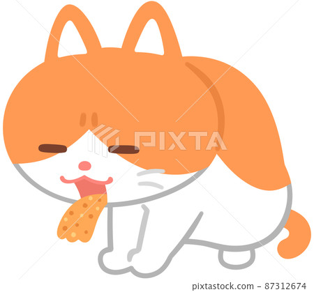 Vomiting cat - Stock Illustration [87312674] - PIXTA