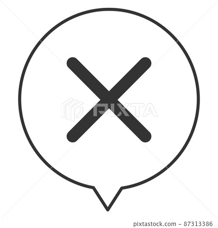 A balloon icon material that can be used for... - Stock Illustration ...