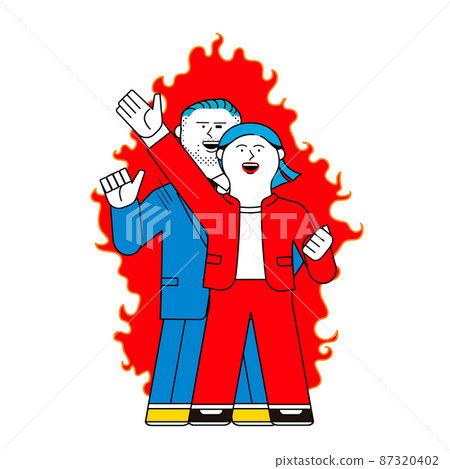 Guiguiru people - Stock Illustration [87320402] - PIXTA