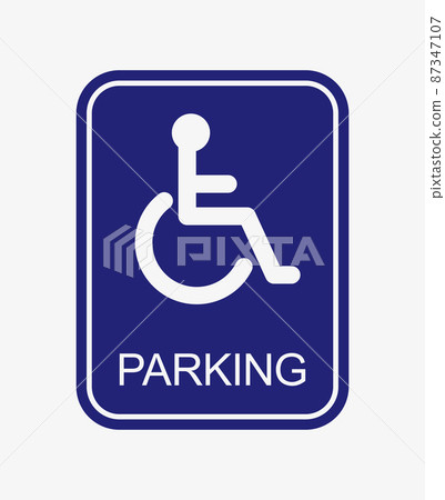 Handicap Parking Sign Vector