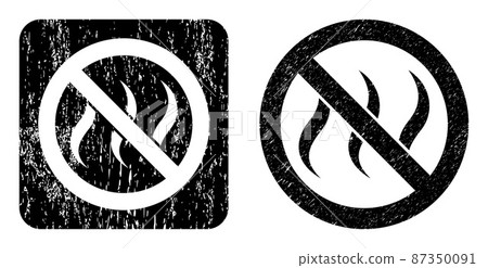 Textured No Smell Stencil Stamp Seal - Stock Illustration [87350091 ...