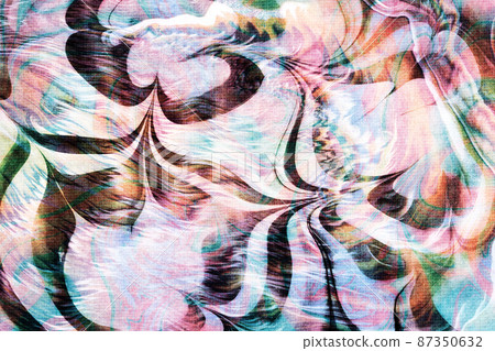 Water wave colorful abstract Japanese paper... - Stock Illustration ...